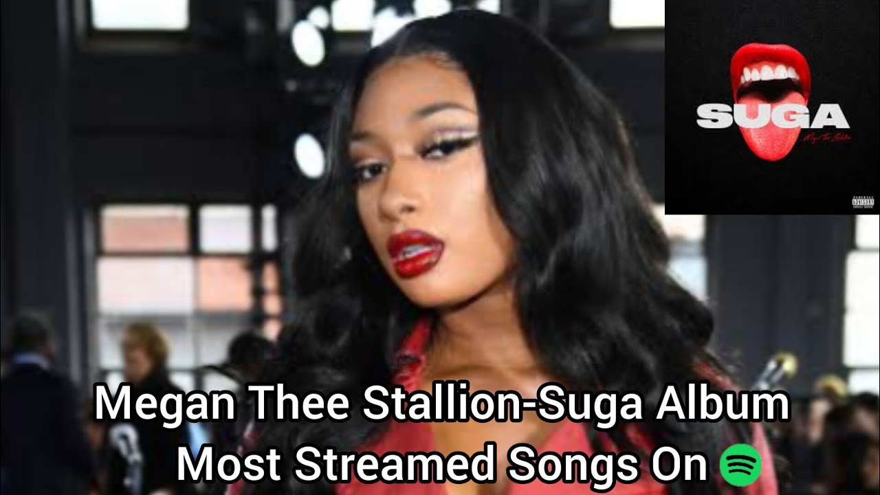 Megan Thee Stallion-Suga Album Most Streamed Songs On Spotify - YouTube