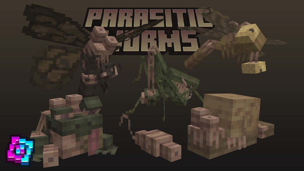 Parasitic Worms - Minecraft Model (Mythic mobs, Model engine) - YouTube
