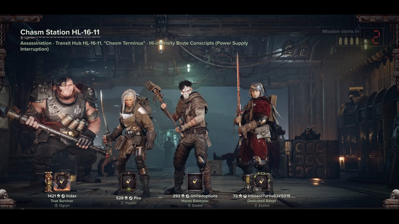 Darktide New Event The Waking Giants Hi Intensity Chasm Station - YouTube