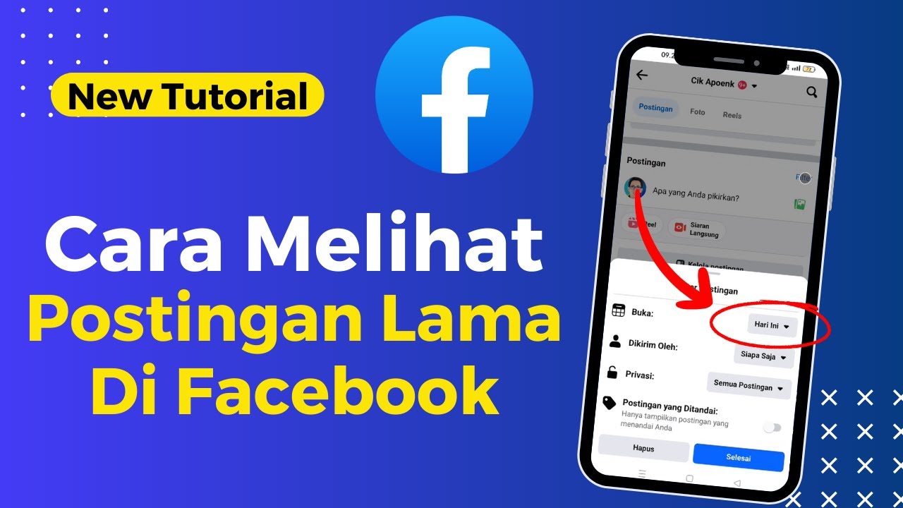 Cara Melihat Postingan Lama Di Facebook Terbaru 2024 - YouTube
