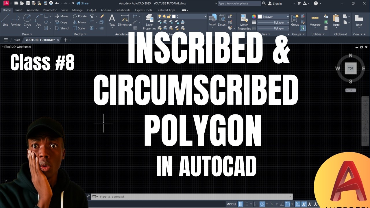 How to draw a polygon in AutoCAD | AutoCAD for beginners - YouTube
