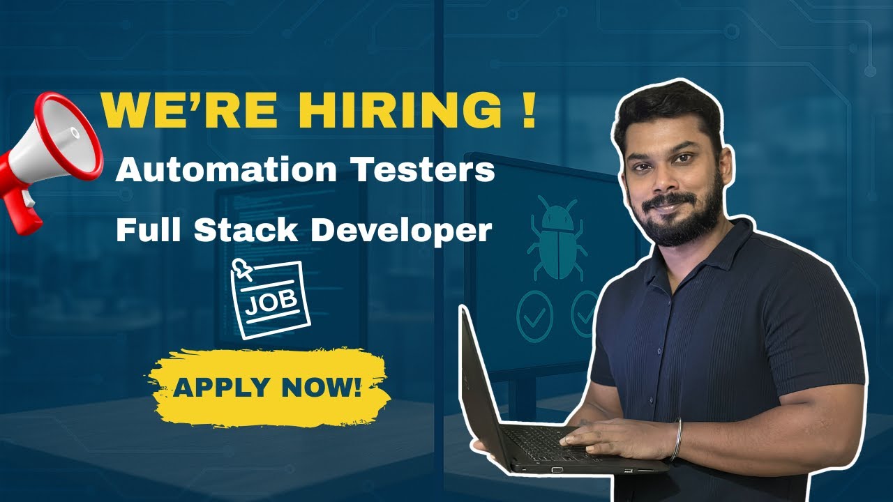 🚀 Join our team: Hiring Testers & Full Stack Developers! #techjobs # ...