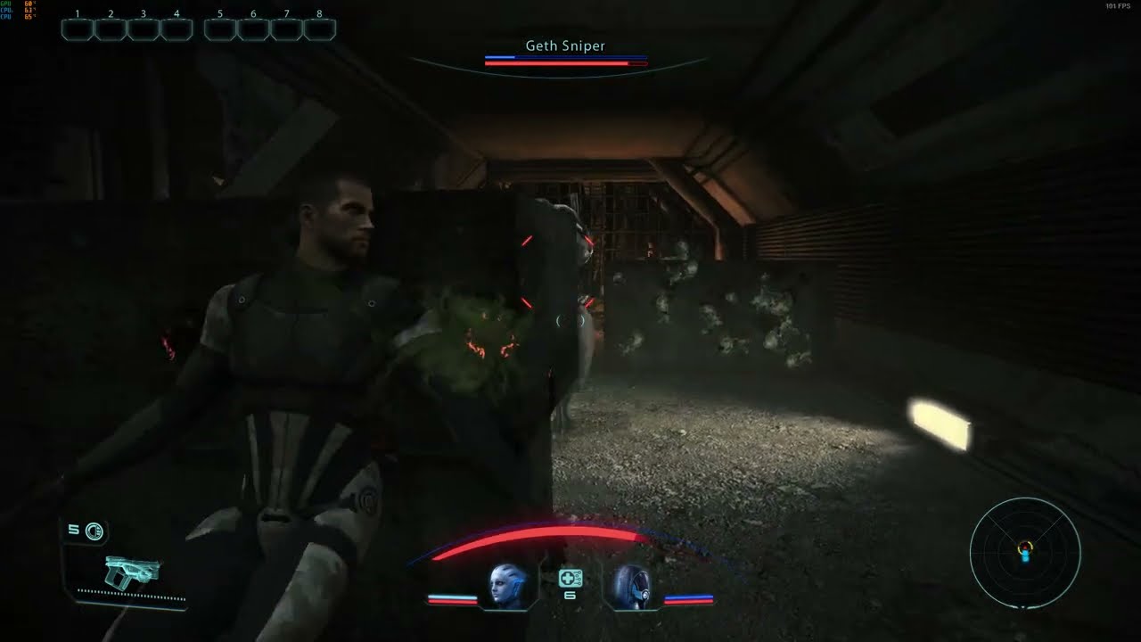 Mass Effect (1) Legendary Edition Sheppard bugging out - YouTube