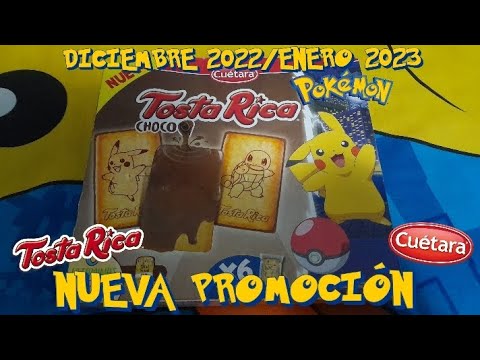 Promoción de Galletas Tosta Rica Choco 🍫 de Pokémon Diciembre 2022 ...
