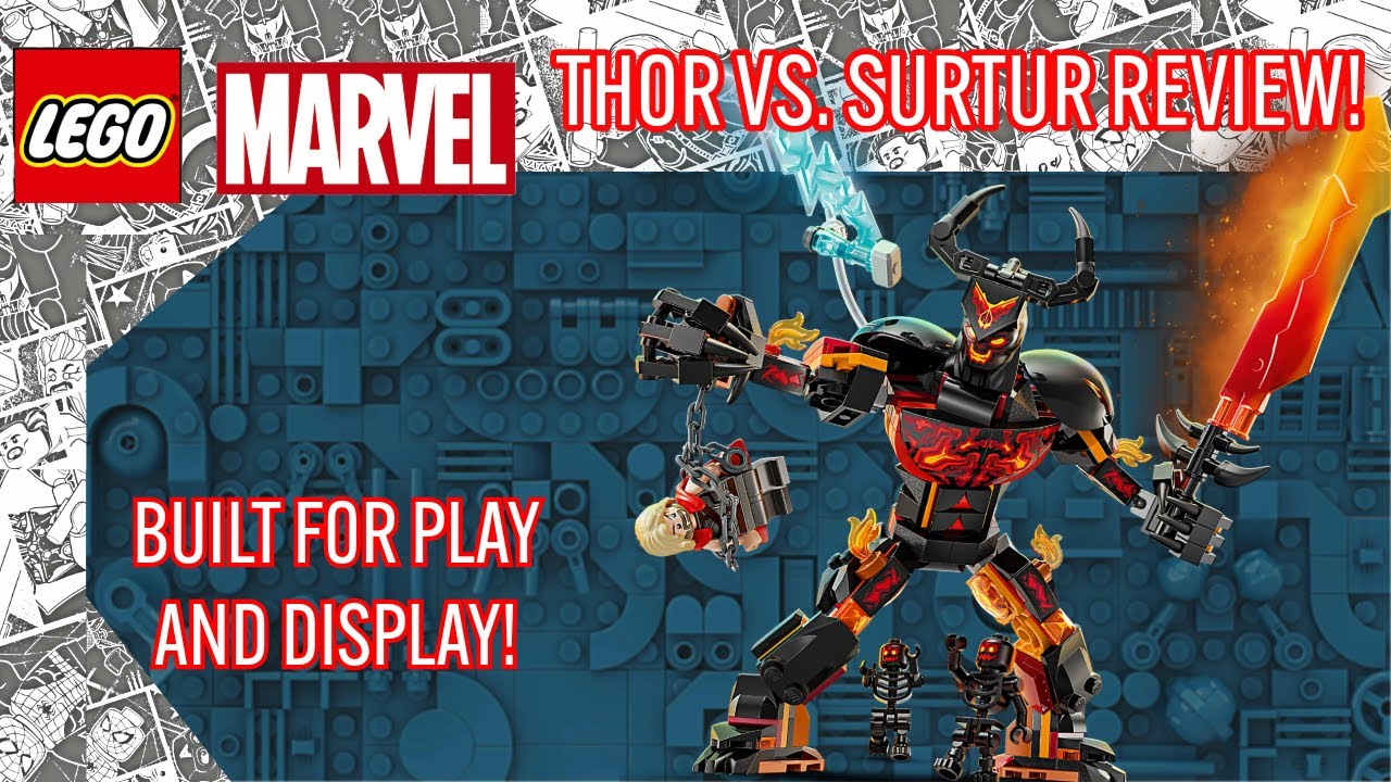 Lego Marvel Thor VS. Surtur Construction Figure 76289 Review! A Great ...