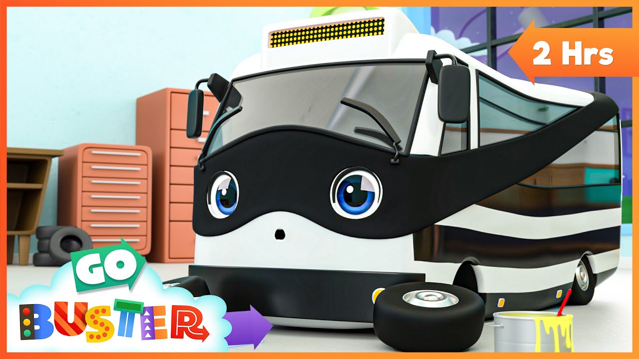 Naughty Bandit! 🚌 | GO BUSTER! | Super Kids Cartoons & Songs | MOONBUG ...