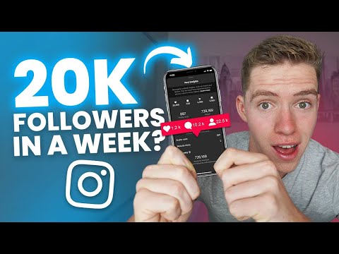 How I Gained 20,000 Followers In One Week On Instagram