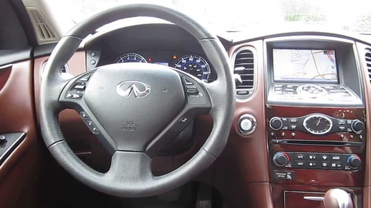 2011 Infiniti EX35, Deep Garnet Metallic - STOCK# 5209 - Interior - YouTube