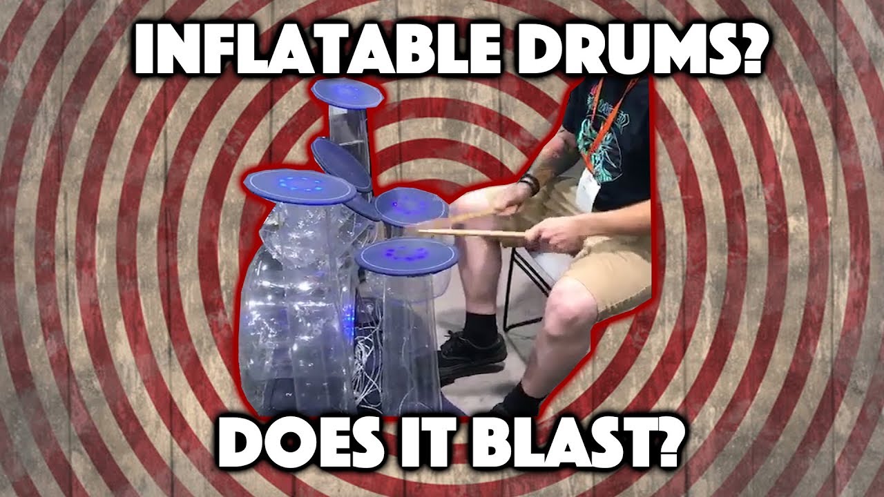 Inflatable Drum set: Does it blast? - YouTube