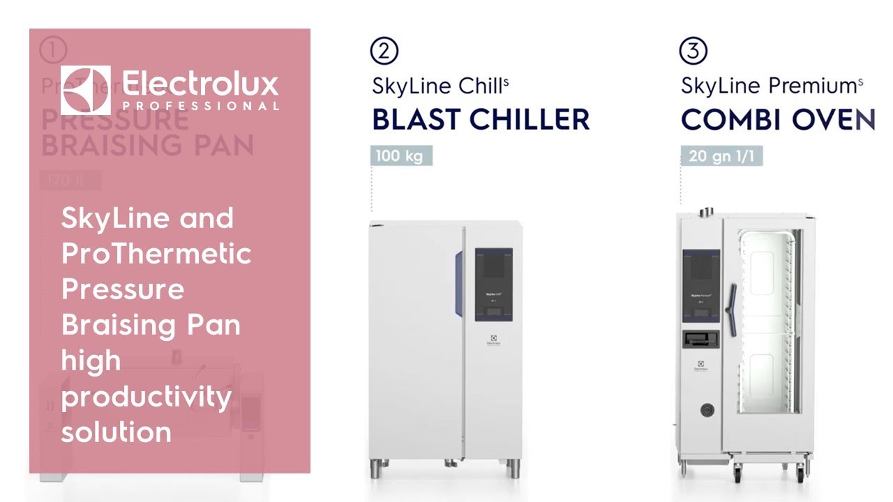 SkyLine and ProThermetic Pressure Braising Pan high productivity ...