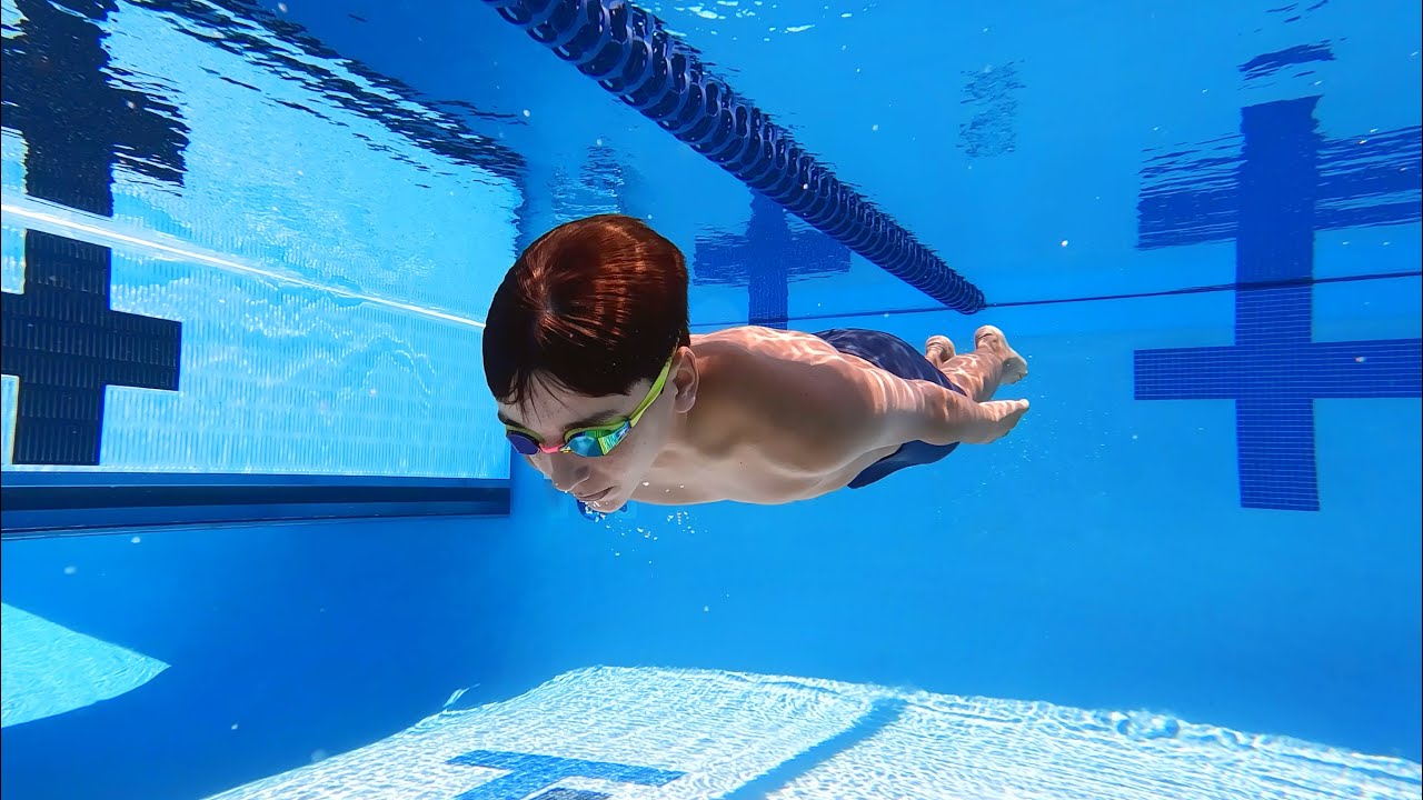 50 Underwater Crossover In Swimming Pool | 12 Year Old | Anthony Beteta ...