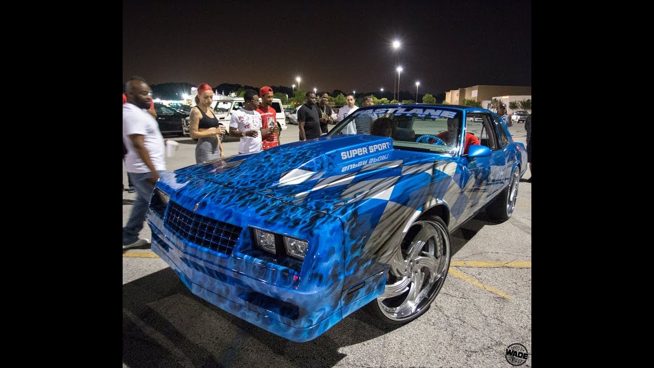 Jesse's Chevy Monte Carlo SS on 26" Wheels Turnt up in Chicago ! - YouTube