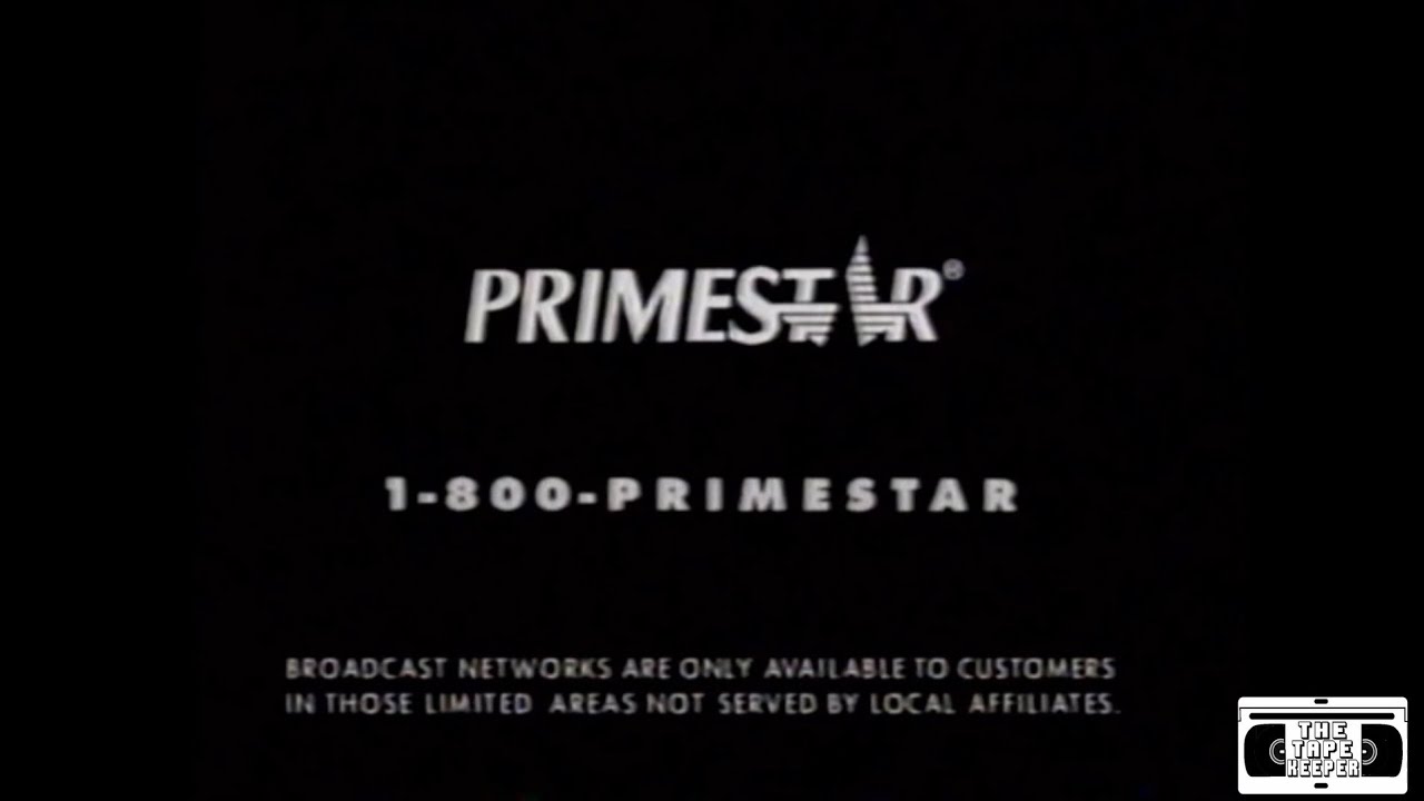 Primestar Satellite Television Commercial - 1996 - YouTube