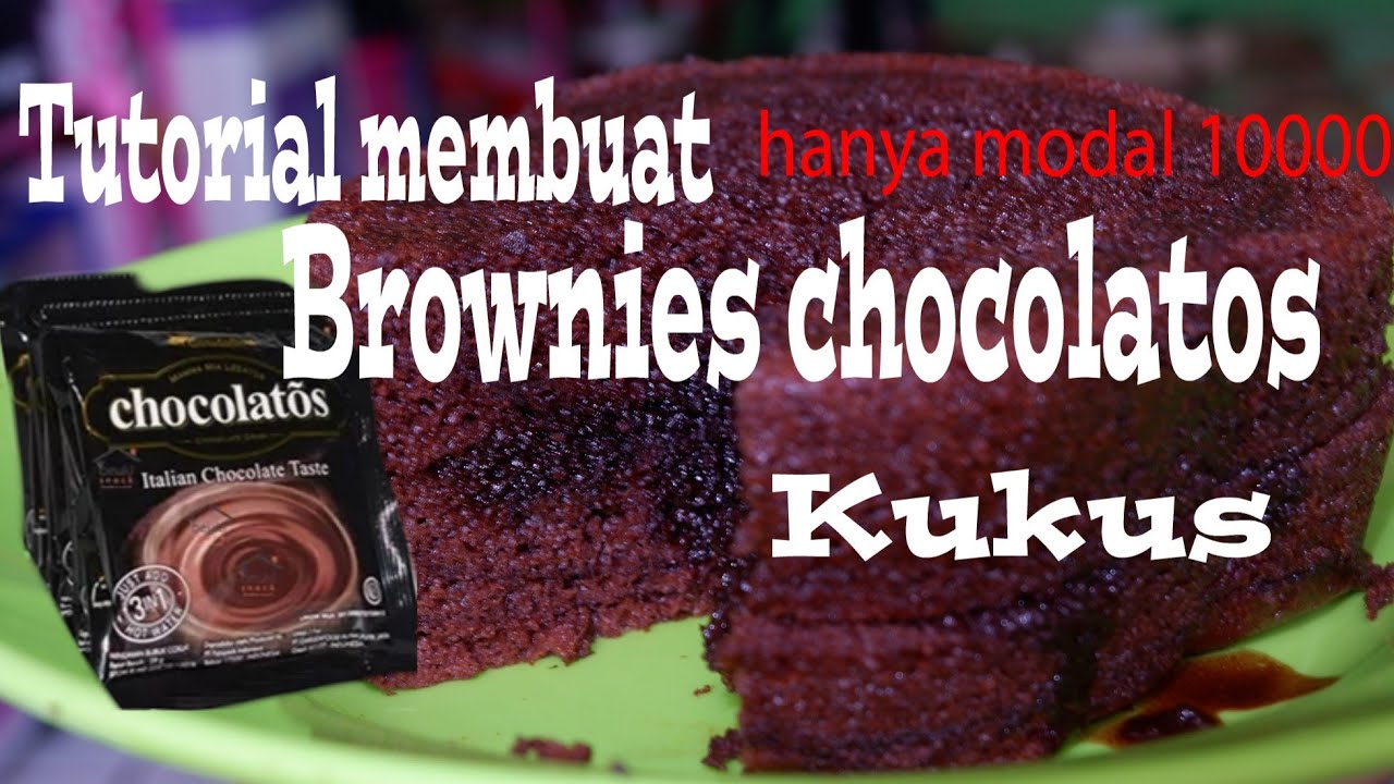 TUTORIAL MEMBUAT KUE BROWNIES CHOCOLATOS/5 BAHAN MODAL 10000 PERAK @Denis TV18 - YouTube