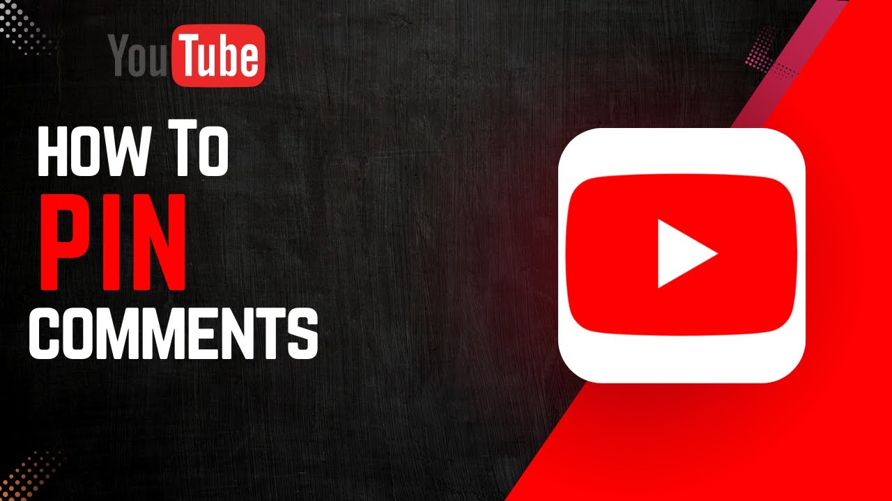 How to pin comments on YouTube - YouTube