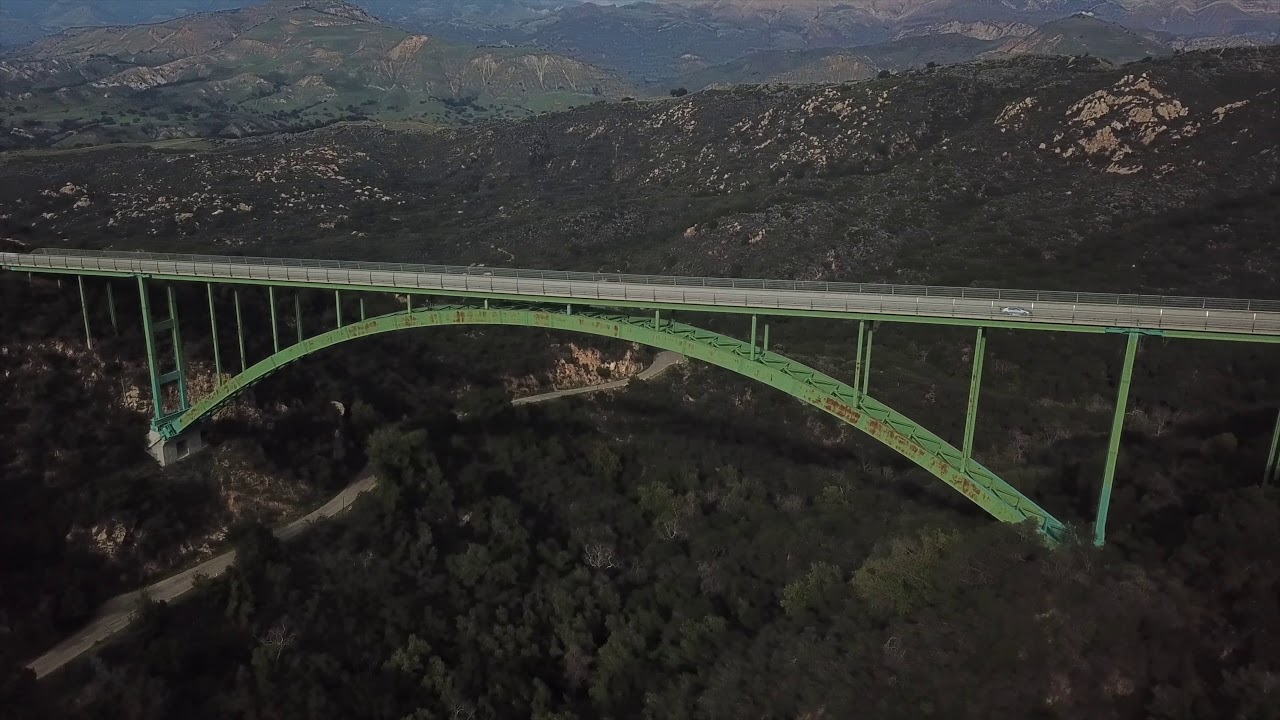Cold Springs Bridge, Santa Barbara - YouTube