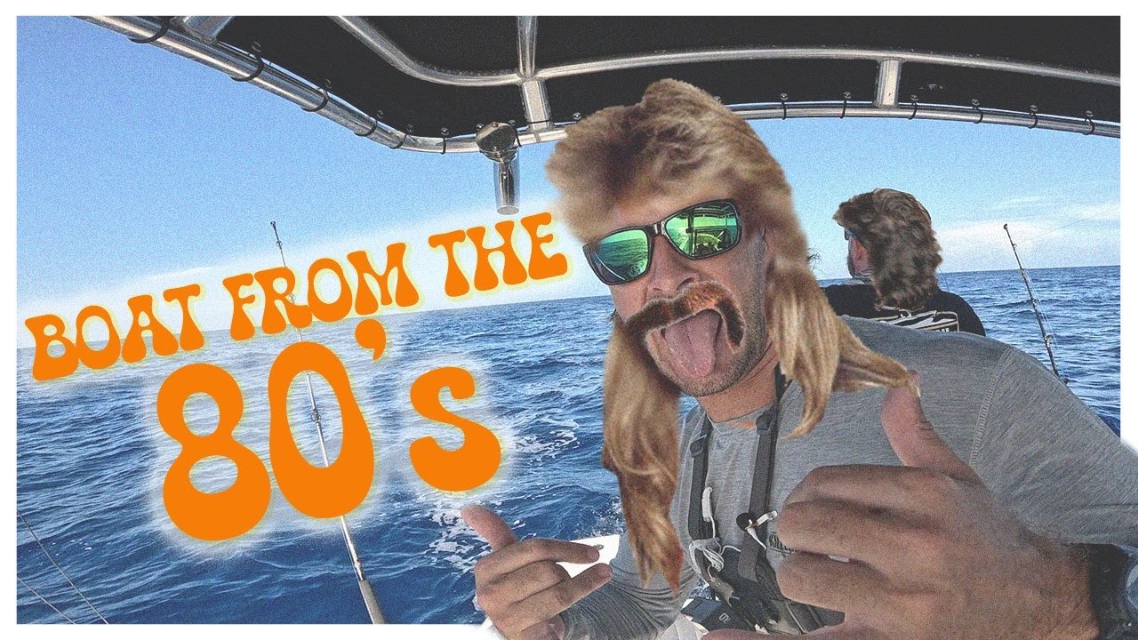 Fishing on a boat from 1986 {Tuna Seaweed Nachos catch N cook} - YouTube