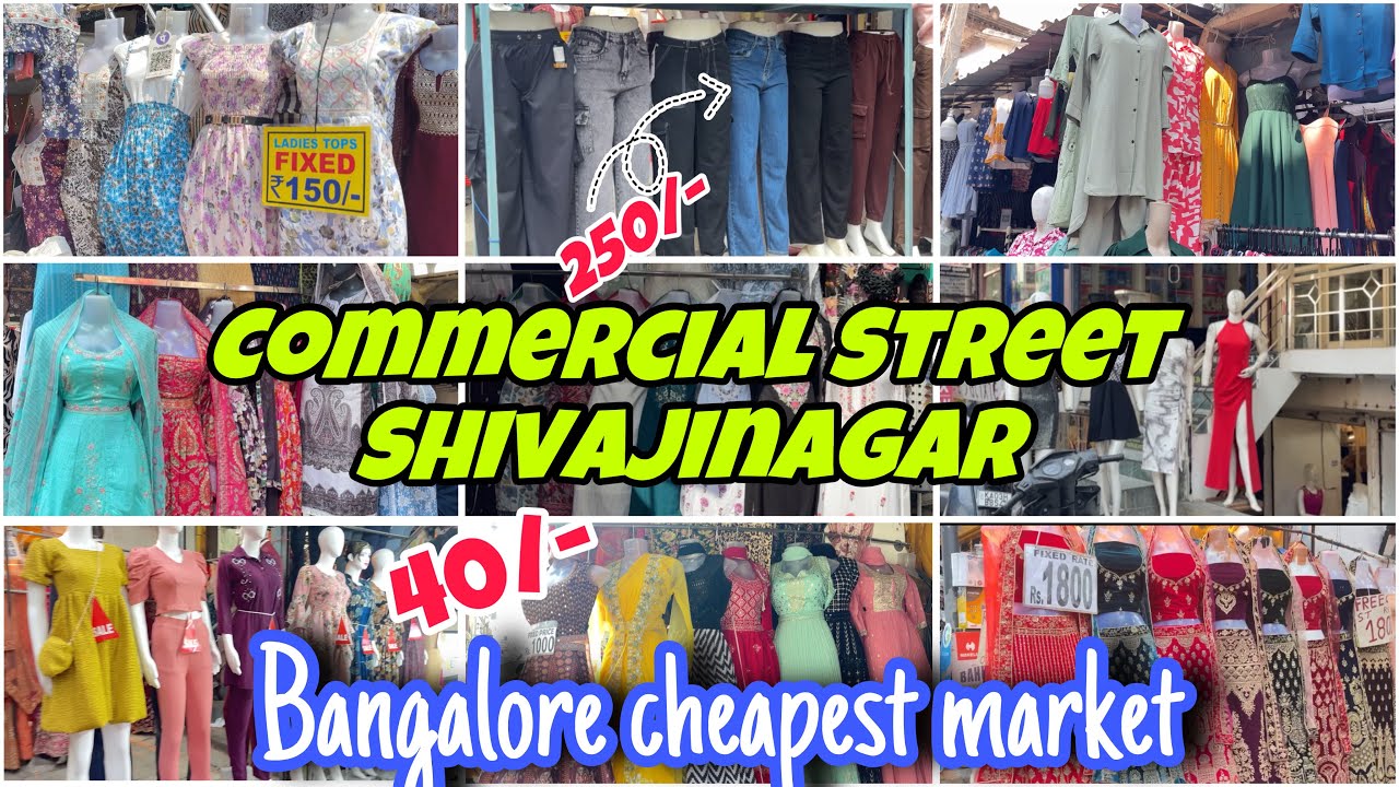 Commercial Street Bangalore | Where to shop | Shopping guide | Shivaji ...