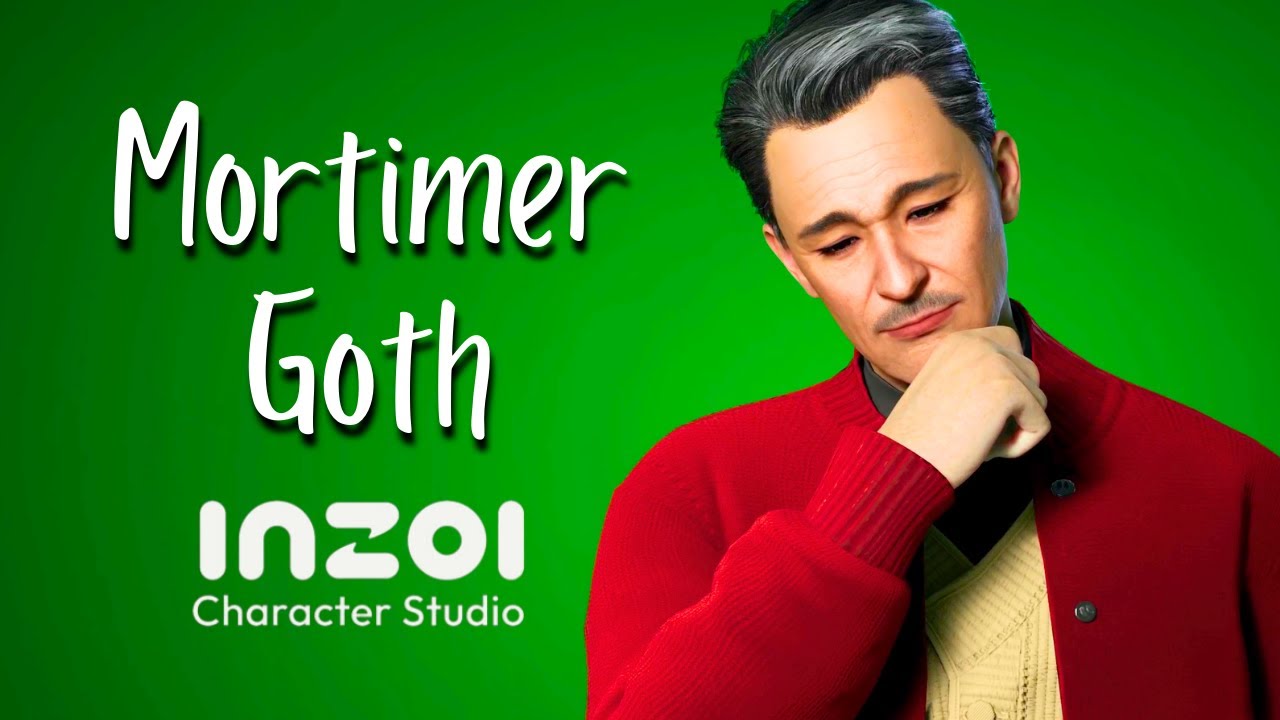 Creating Mortimer Goth as a Zoi | Game Demo | inZOI: Character Studio ...