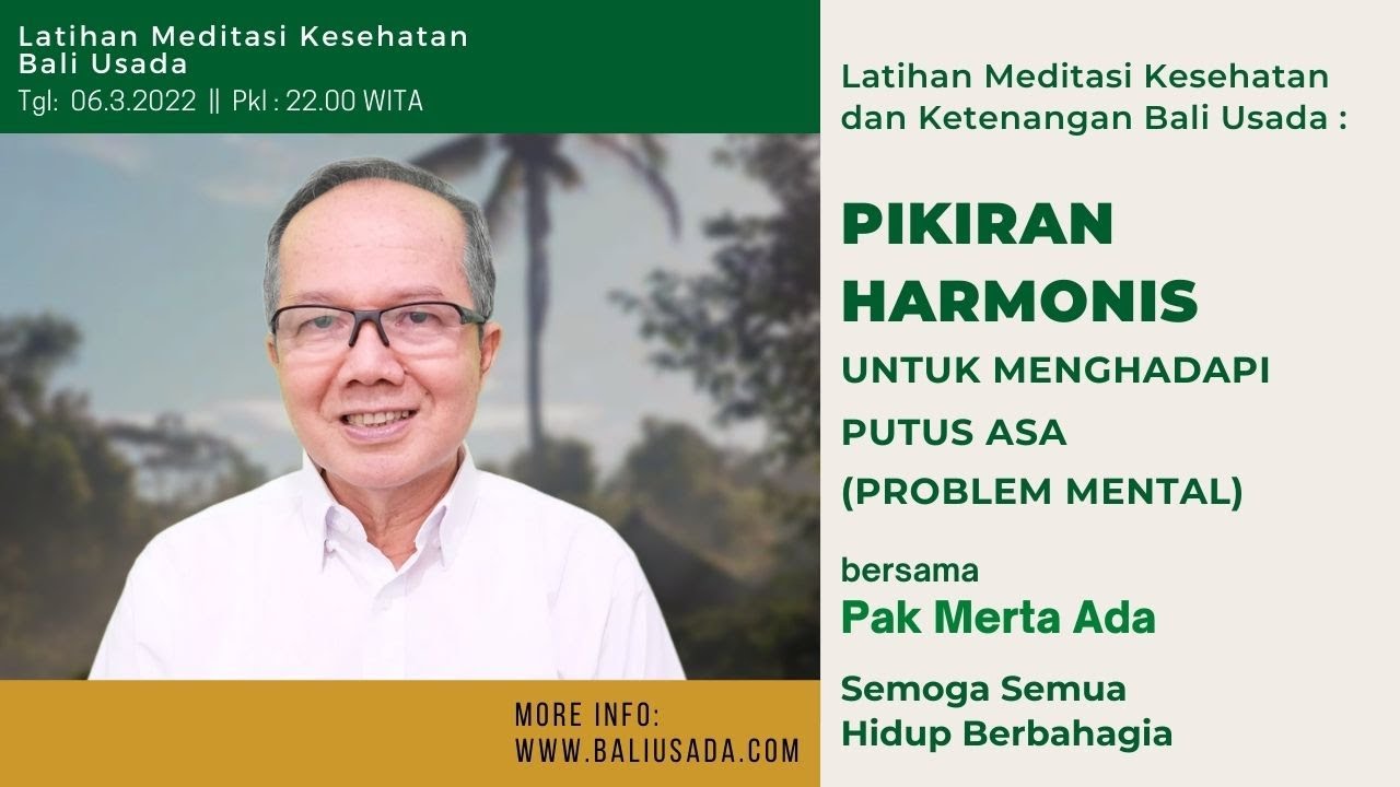 Pikiran Harmonis Untuk Menghadapi Putus Asa - YouTube