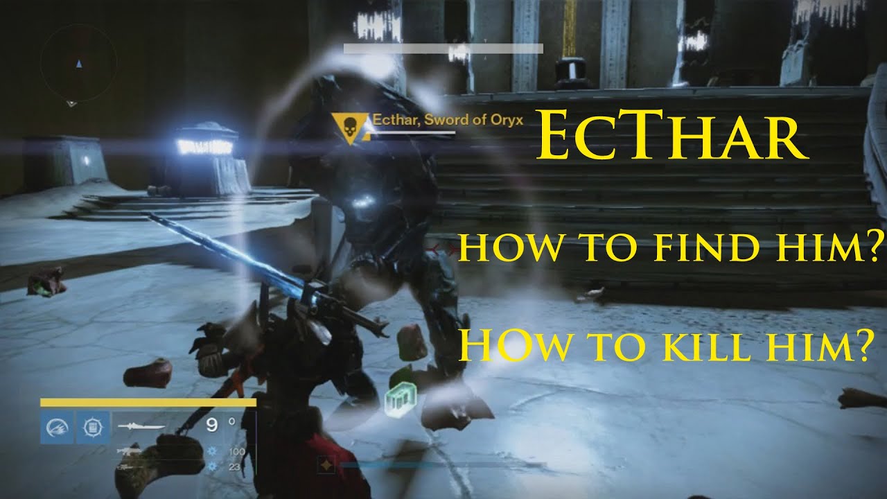 Destiny: How to Find EcThar, Sword of Oryx Tutorial in the Asylum - YouTube