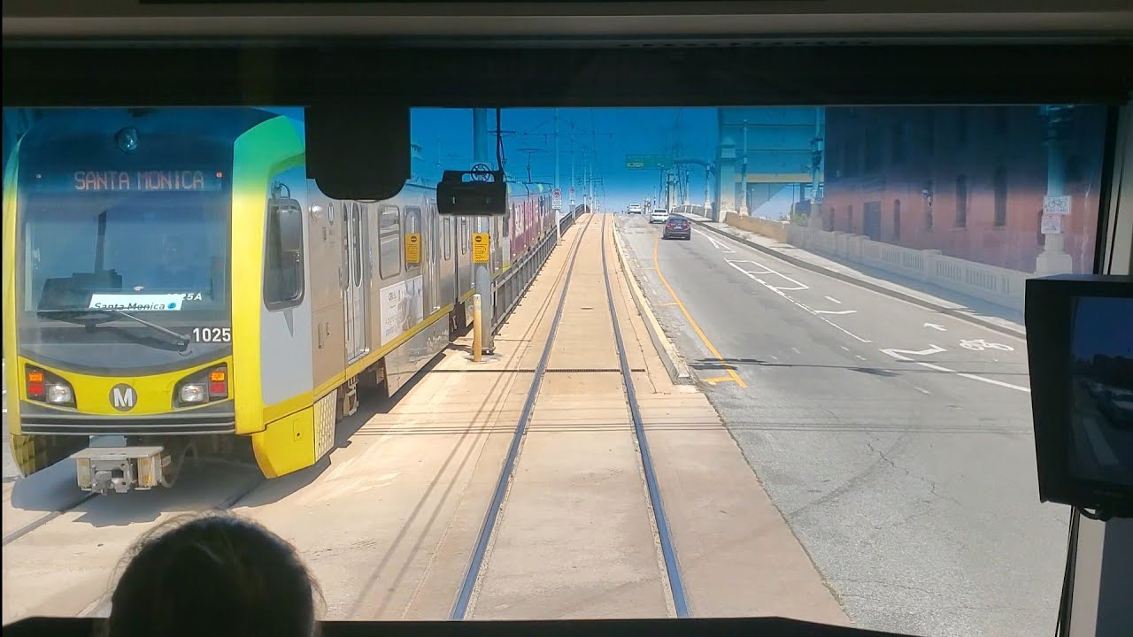 Metro E Line Cab View: Santa Monica - Atlantic - YouTube