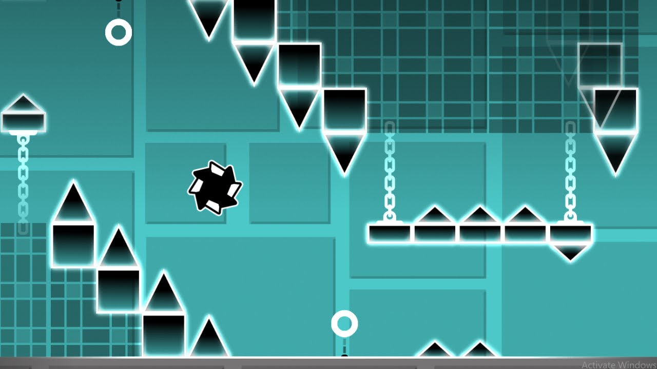 Geometry Dash - The Nightmare - (Easy Demon) 100% - YouTube