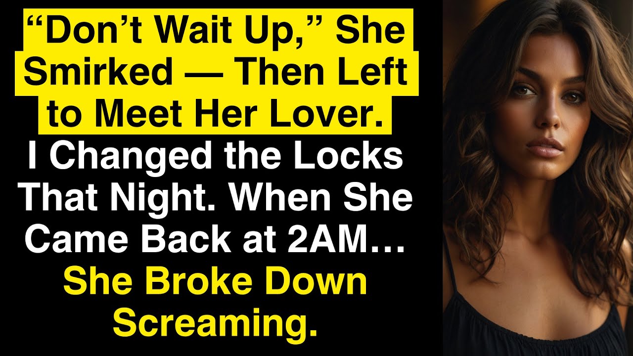 She Said “Don’t Wait Up” — So I Changed The Locks - YouTube