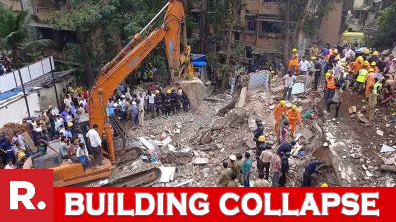 Building Collapse In Ghatkopar, Mumbai - 8 Dead - YouTube