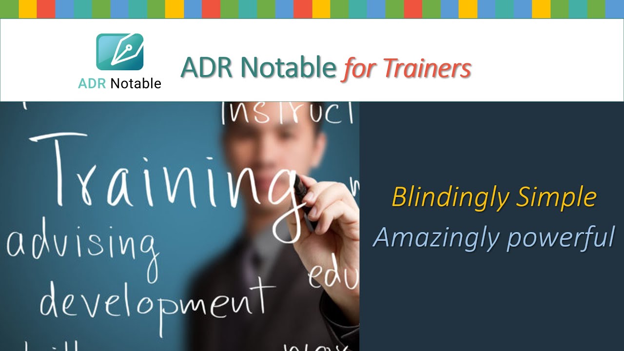 ADR Notable for Trainers - YouTube