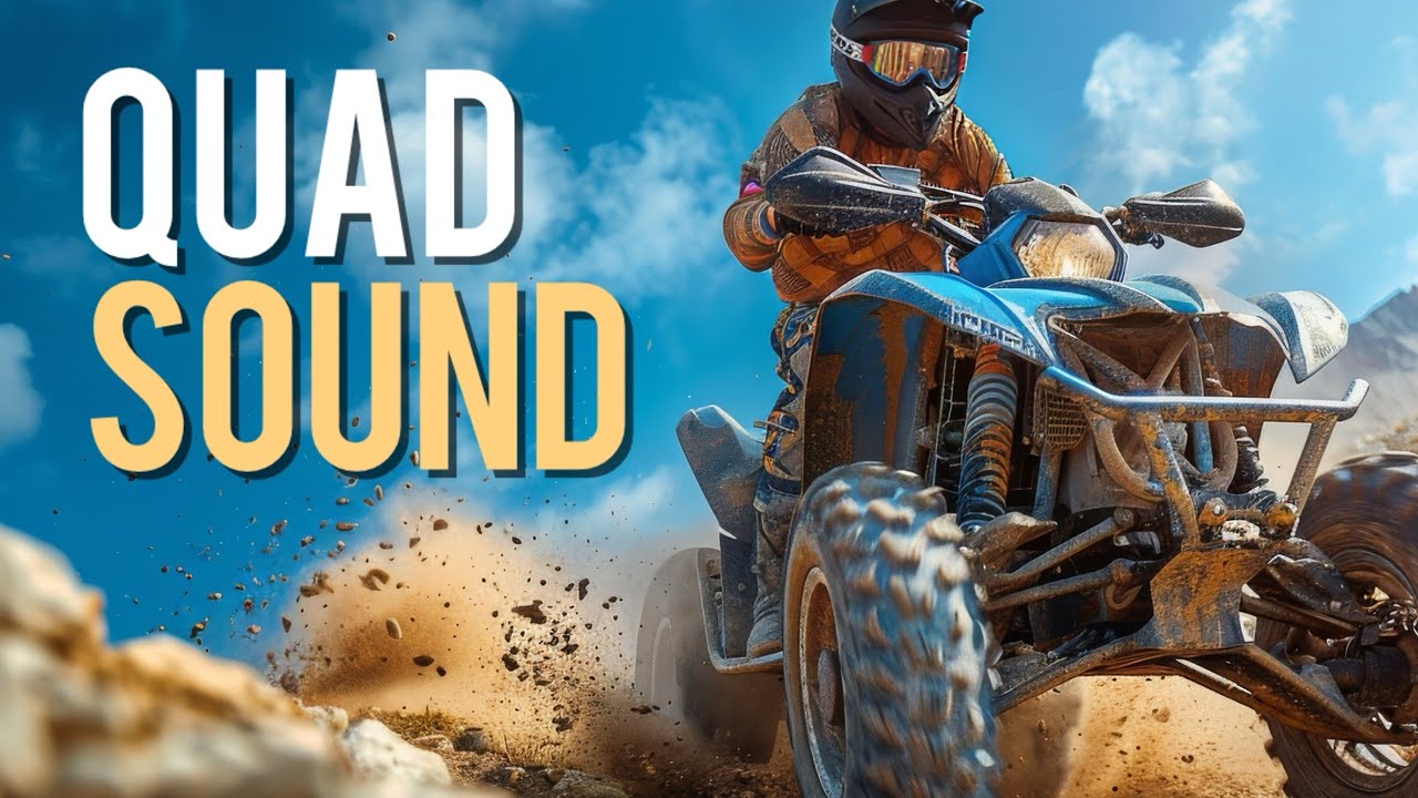 The sound of driving a four wheeler - YouTube