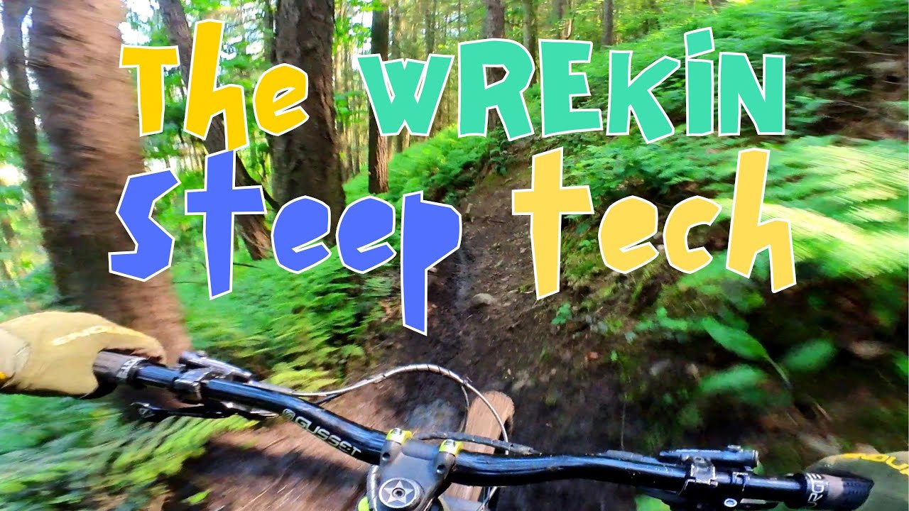 The Wrekin ][ gnarly steep tech enduro mtb fun - YouTube