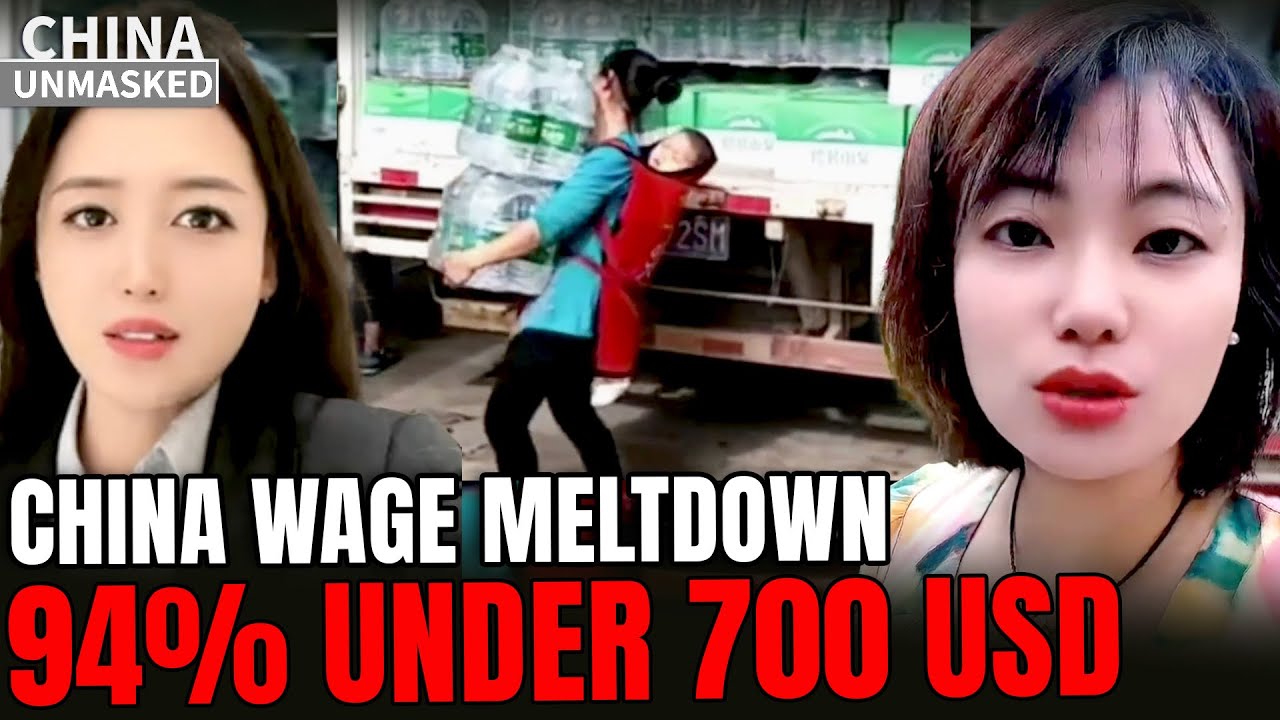 China’s Wage Crisis Exposed; 94% Earn Under 700 USD as World’s No.2 ...