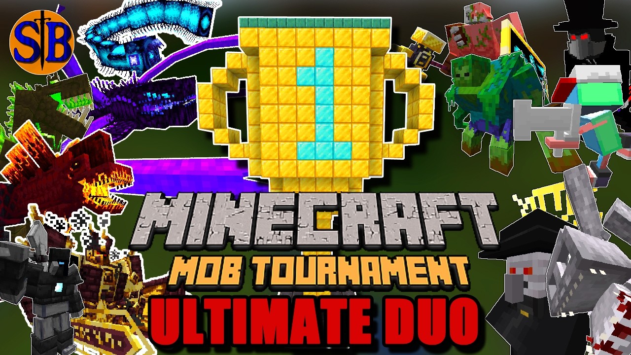 Ultimate Duo Team Tournament Minecraft Mob Battle Youtube