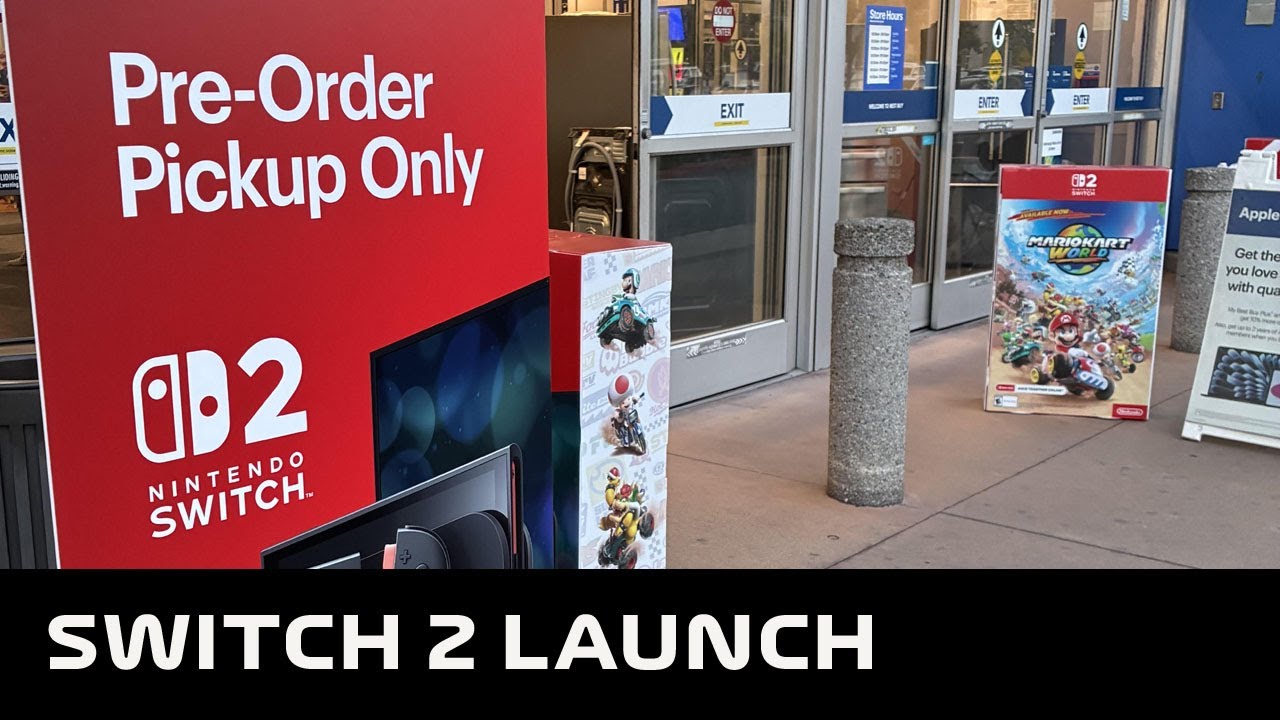 Nintendo Switch 2 Best Buy / Target Launch Day Report - YouTube
