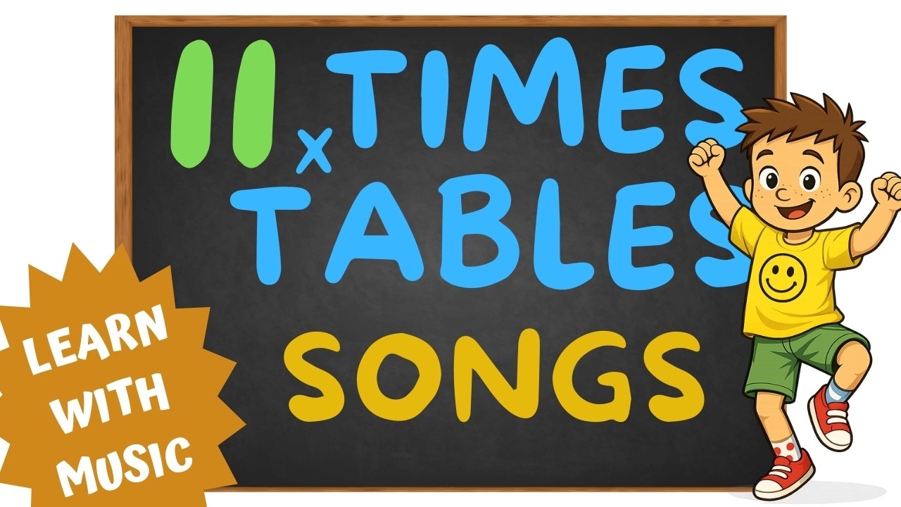 🌟 Magical 11 Times Table Song for Kids | Fun & Easy Learning! - YouTube