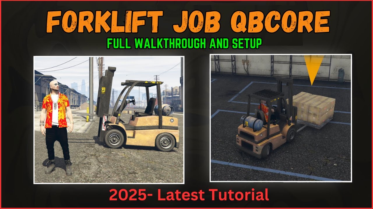 FiveM Forklift Job Script Installation Guide | Step-by-Step Setup | 2025 - YouTube