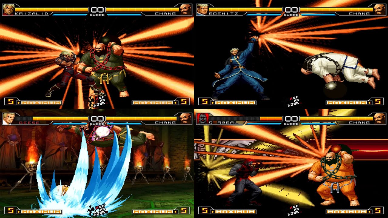 Chang Doble SDM vs Bosses Jefes Finales DM SDM Oculto KOF 2002 UM - YouTube