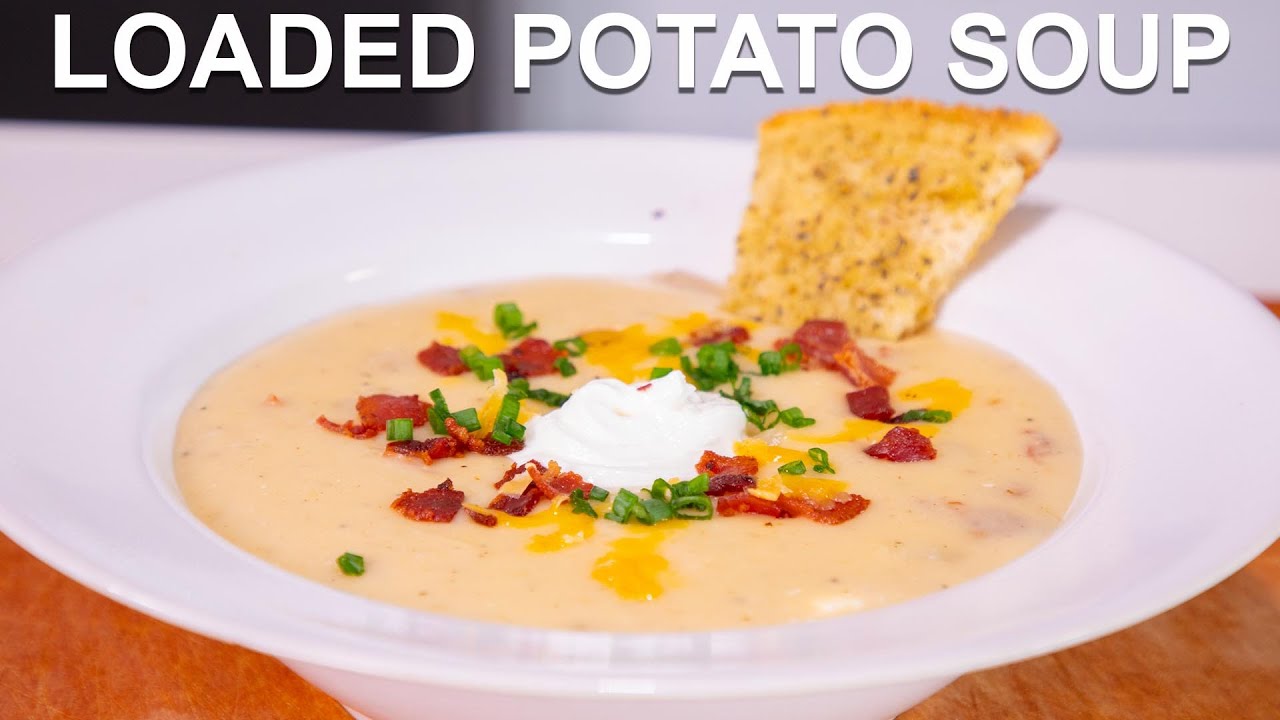 Loaded Potato Soup | Pour Choices Kitchen - YouTube