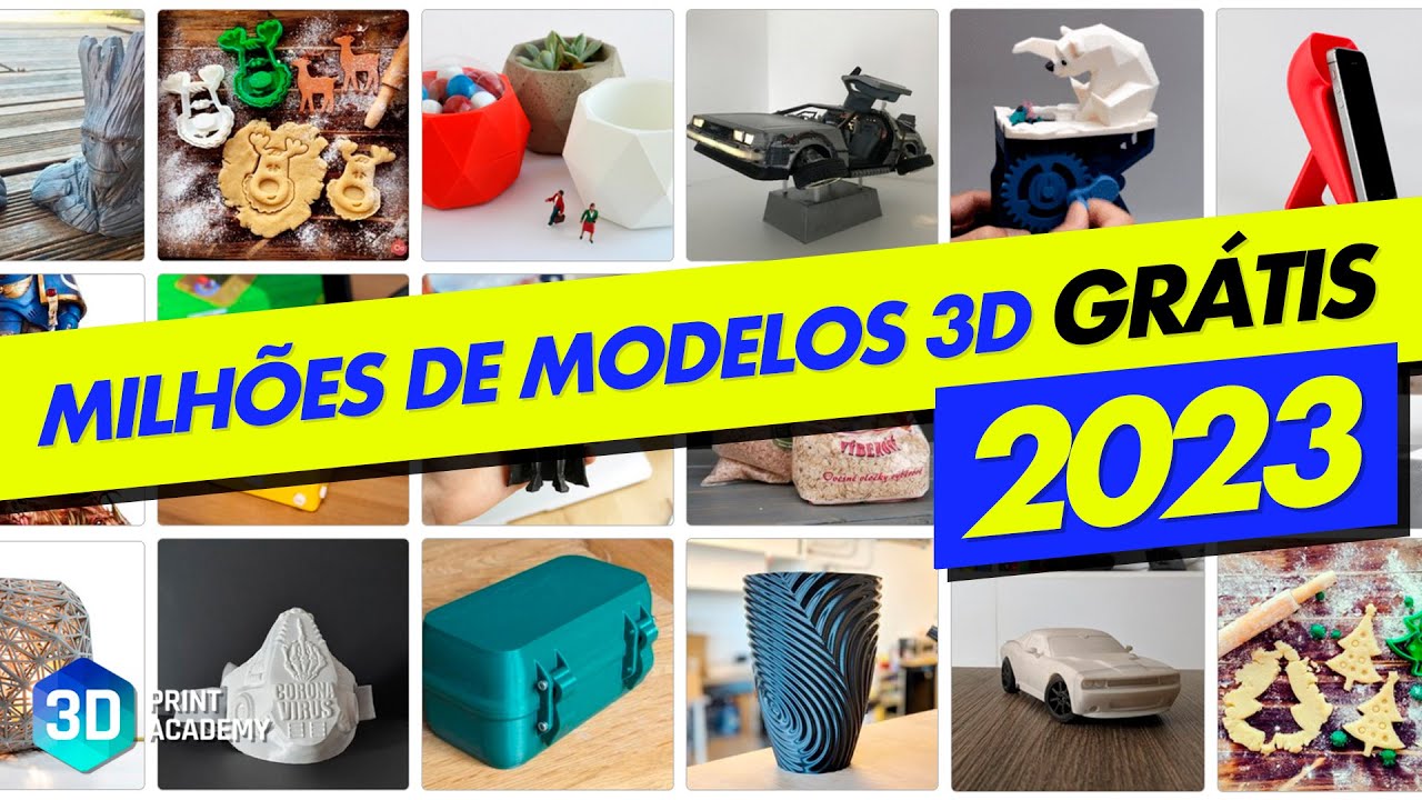 TOP 5 sites para BAIXAR MODELOS 3D GRÁTIS em 2023 (para impressão 3D ...