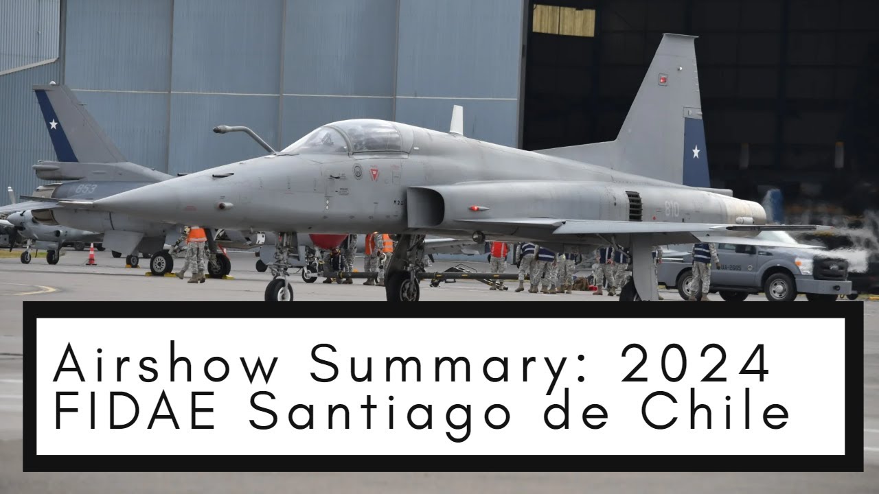 FIDAE Airshow Chile 2024 Highlights - YouTube