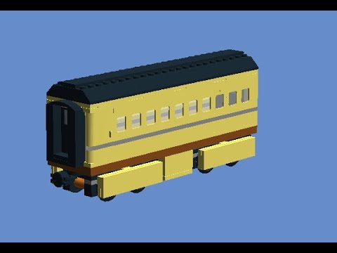 How To Build A Lego Shiny Passenger Train Coach (The Little Engine That ...