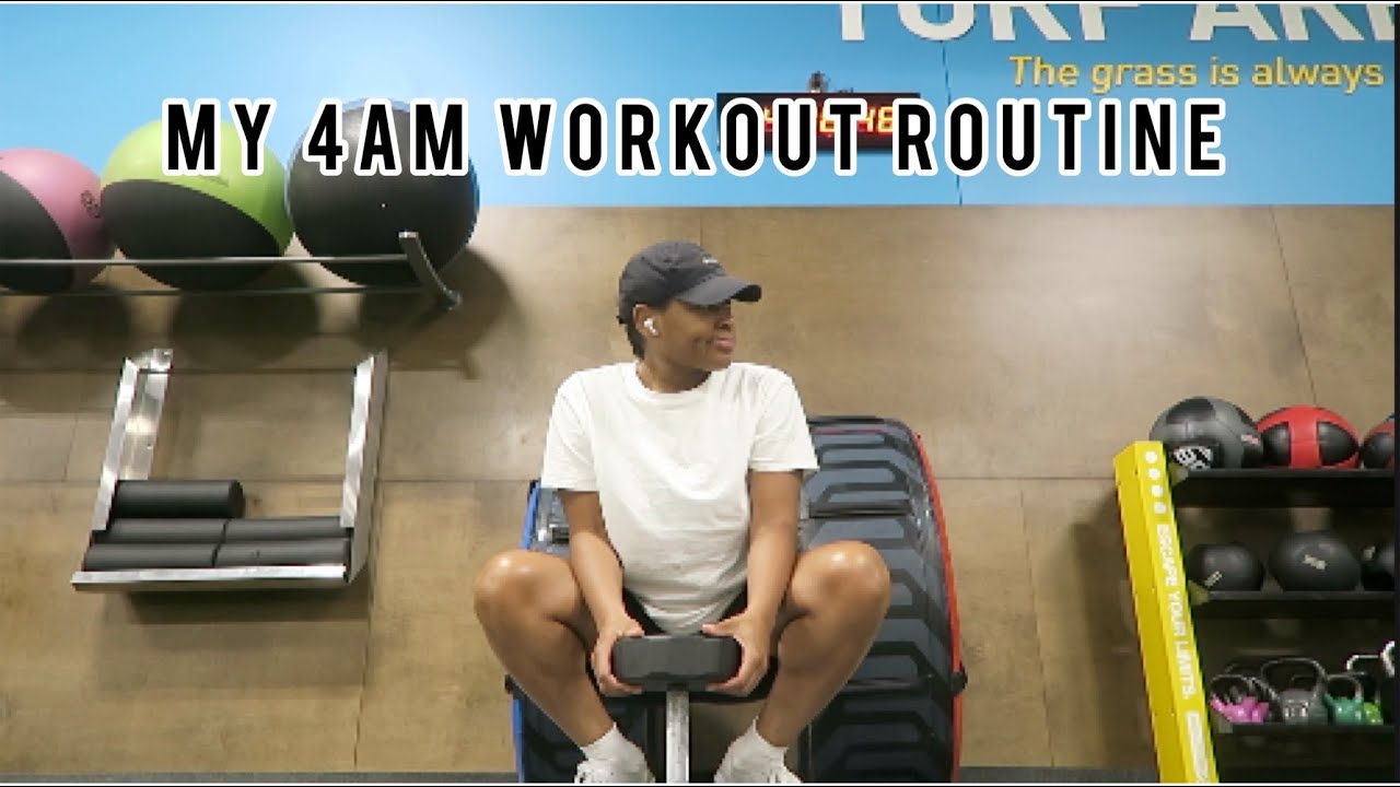 MY 4AM WORKOUT ROUTINE | WEEK 64 - YouTube