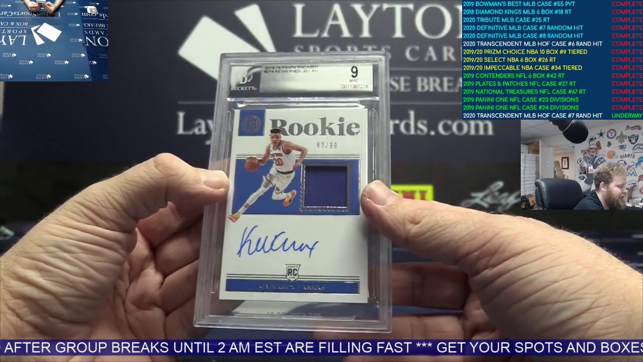 2018/19 Encased NBA 1 Box Break for James R - YouTube