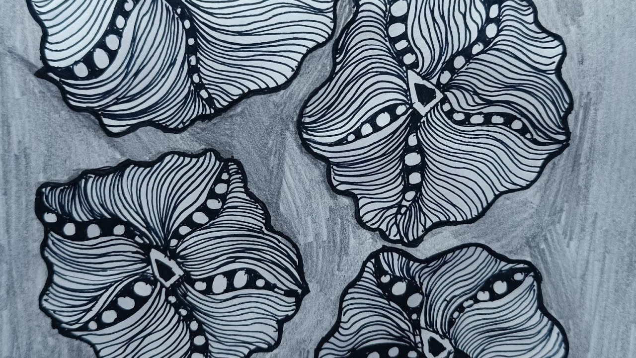 abstract doodle pattern art - YouTube