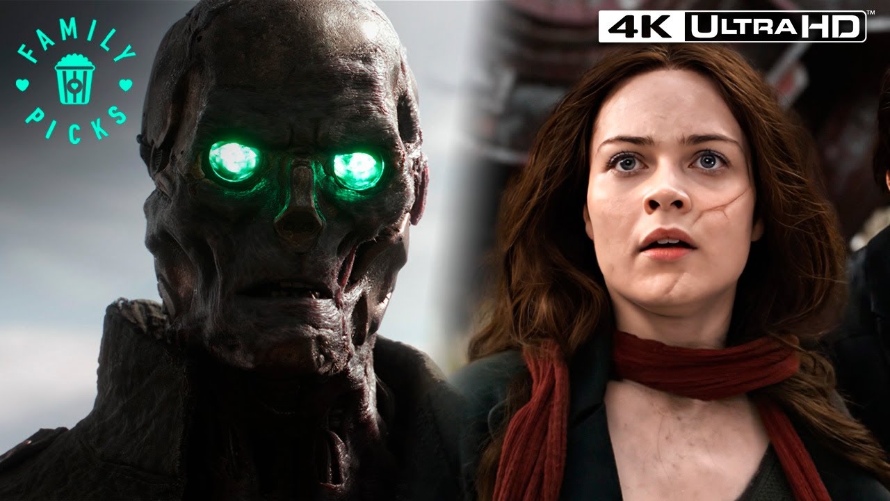 Cyborg Shrike Hunts Down Hester | Mortal Engines - YouTube