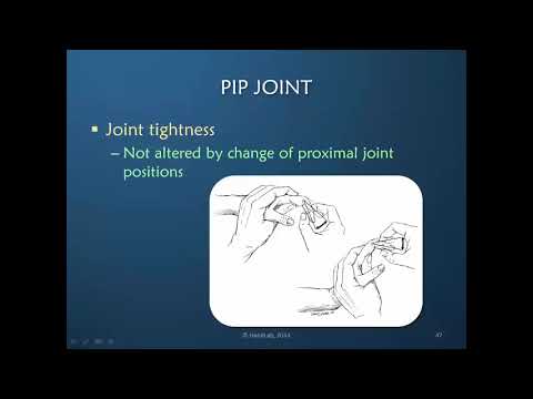 Obstinate PIP Joint: Part 5 of 12: Evaluating PIP Joint Tightness - YouTube