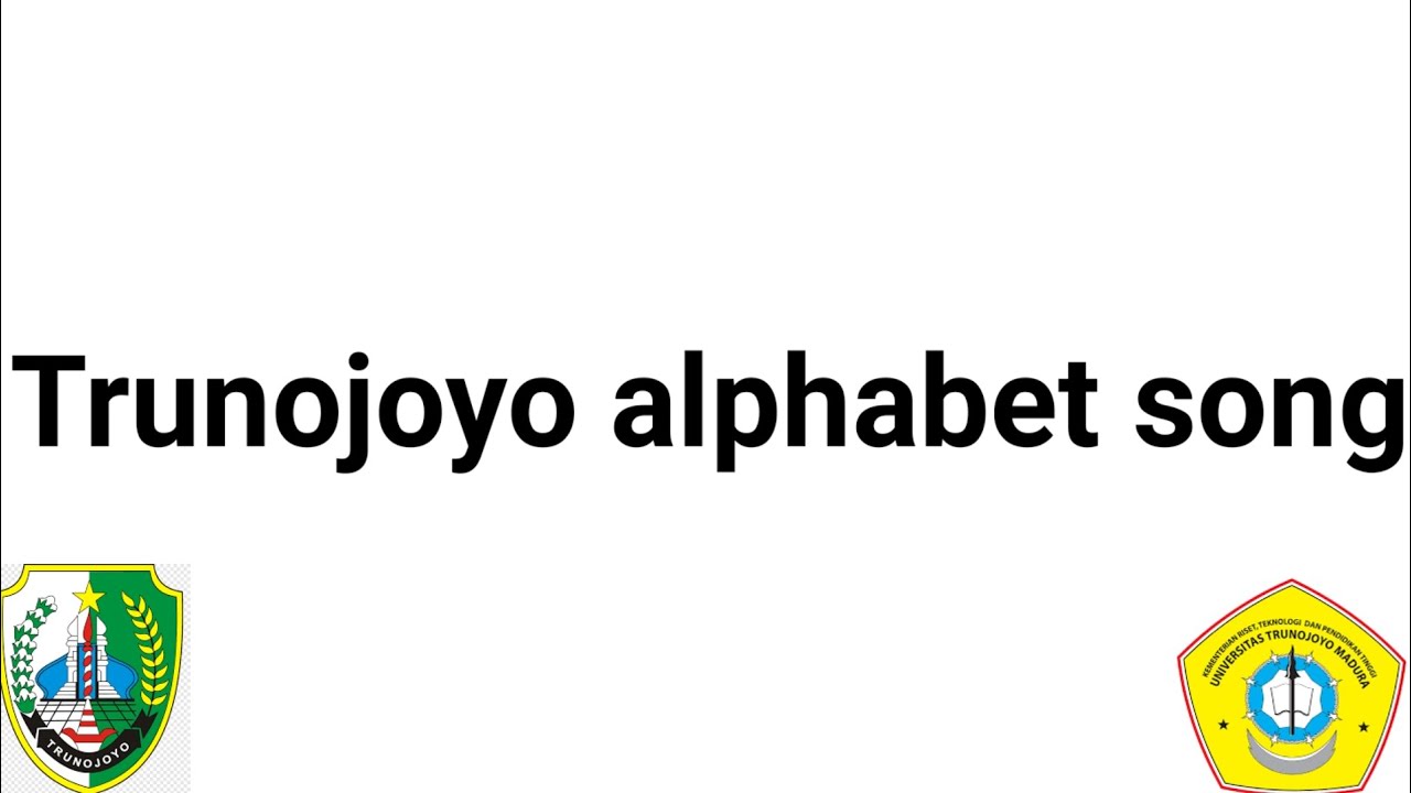 Trunojoyo alphabet song tvokids - YouTube
