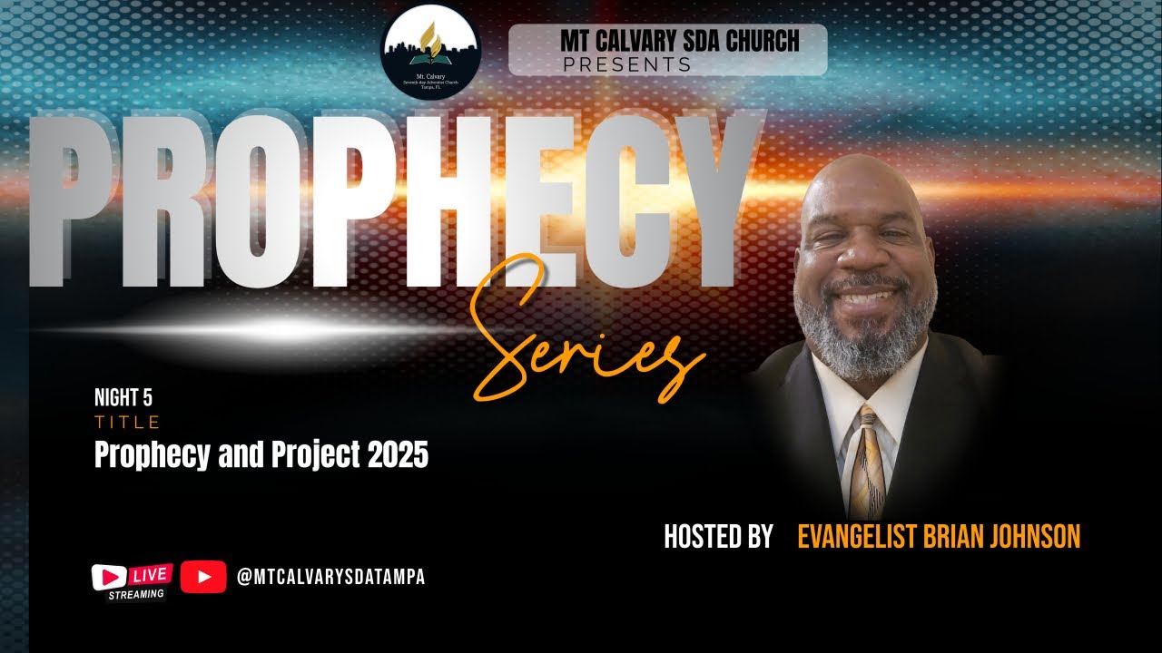 Prophecy Series with Evangelist Brian Johnson | Prophecy and Project 2025 | 04.25.25 - YouTube