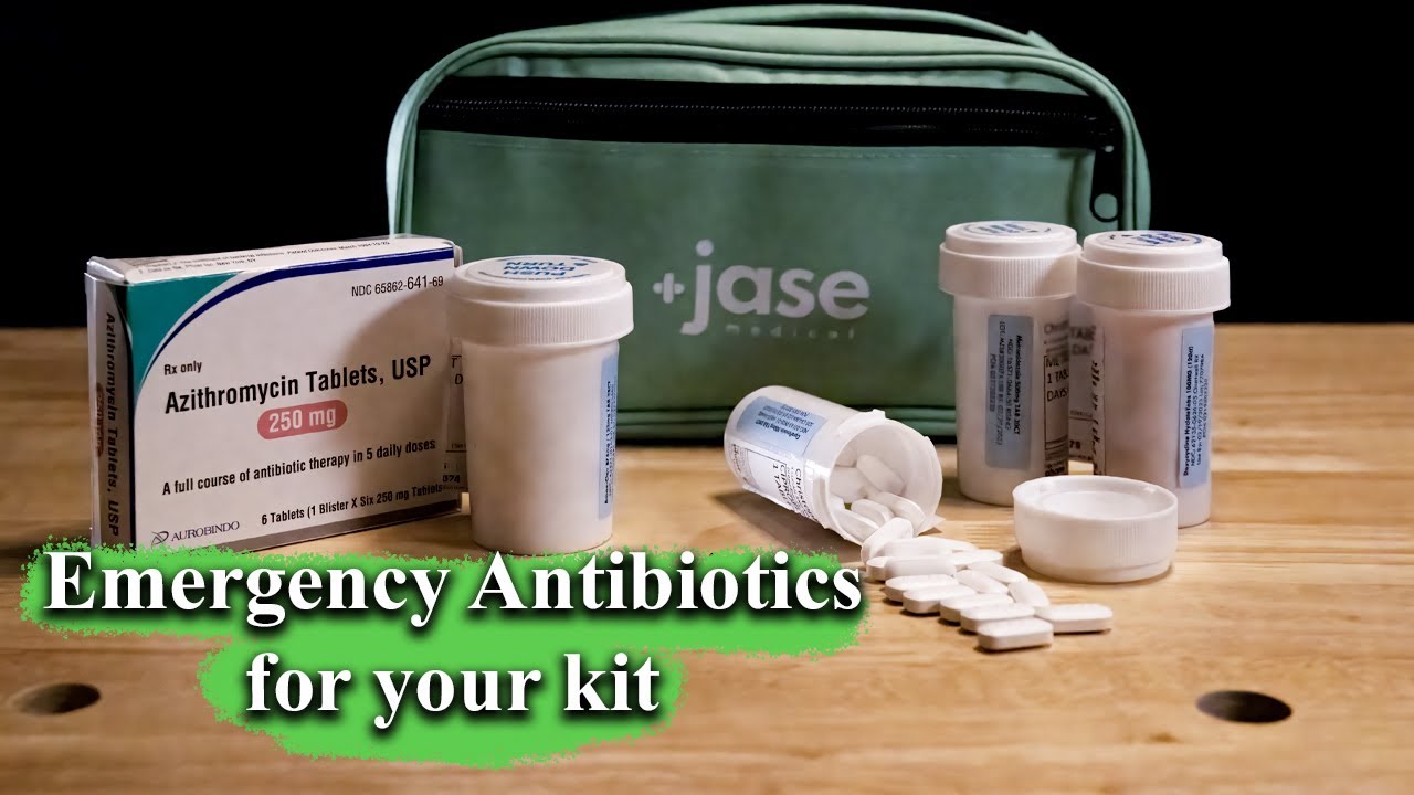 Emergency medications for disaster prep, travel, SHTF!! - YouTube
